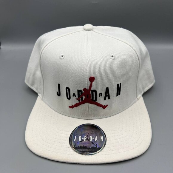 Jordan | Accessories | Air Jordan Hat Men White Embroidered Logo ...